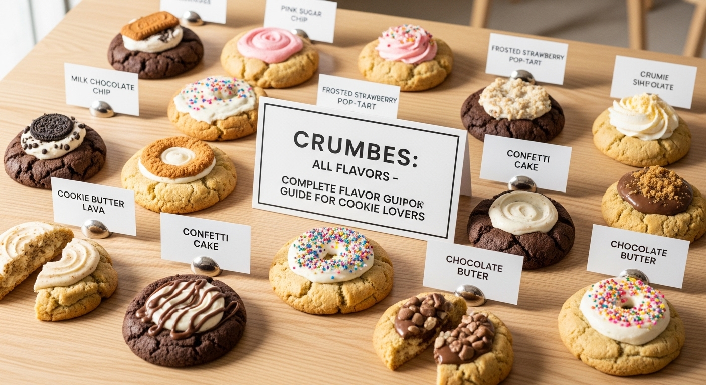Menu Crumbl Cookies All Flavors
