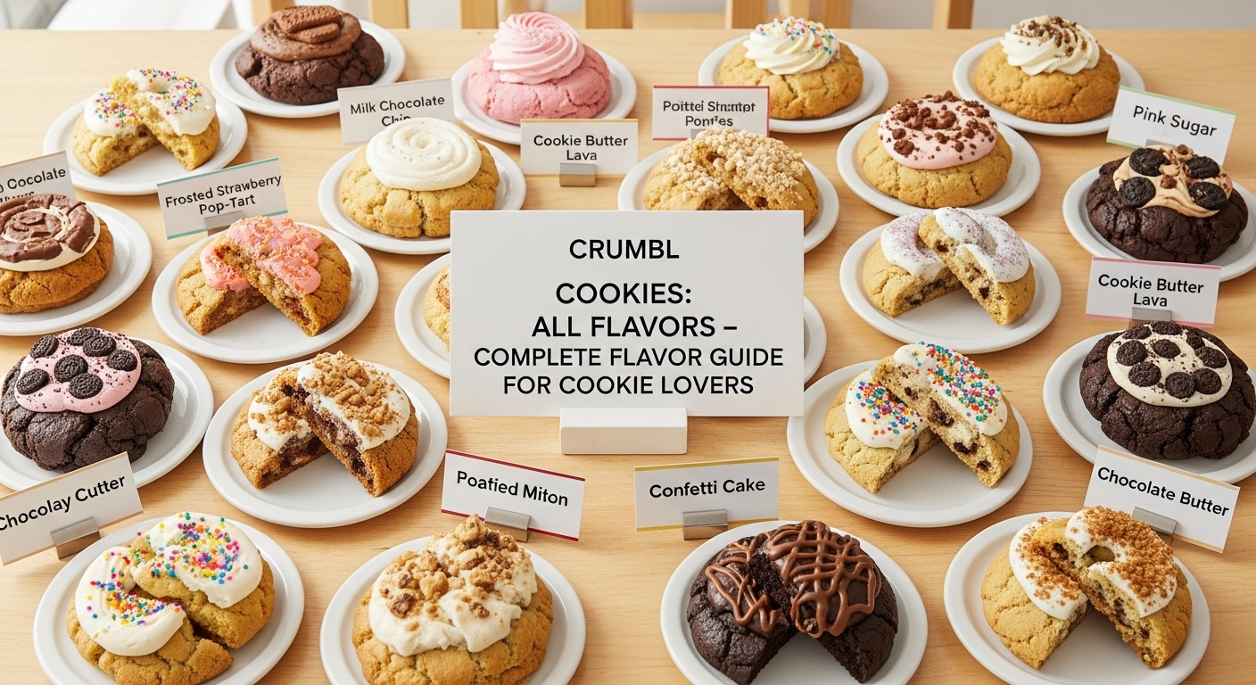 Menu Crumbl Cookies All Flavors
