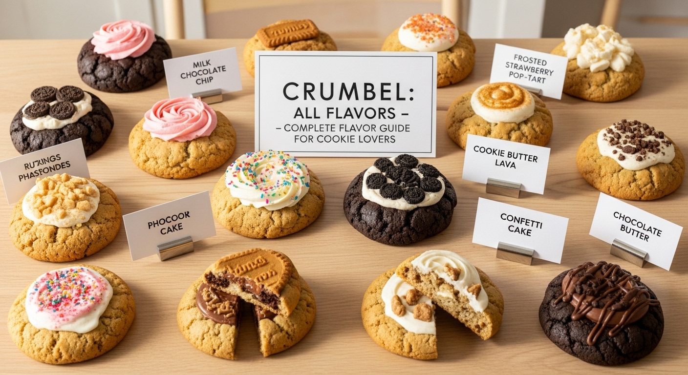 Menu Crumbl Cookies All Flavors